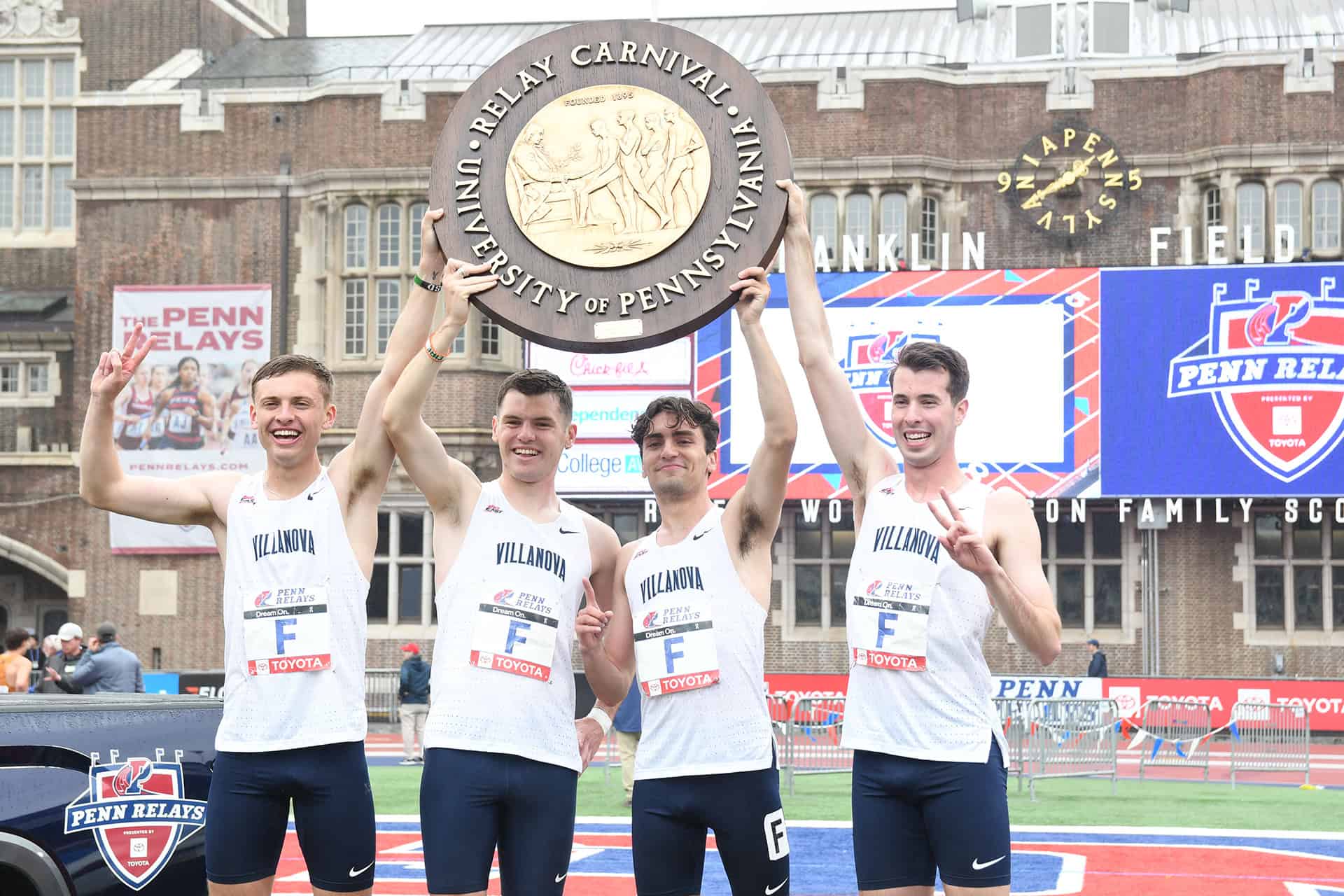 A 2023 Penn Relays Wheel for Villanova - Philly College Sports